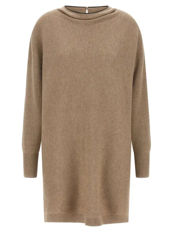 Brunello Cucinelli Precious Collar' Dress