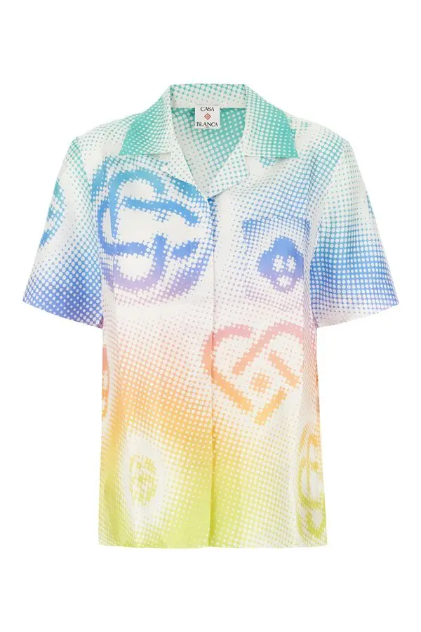 Casablanca Silk Twill Printed Shirt - Multicolor