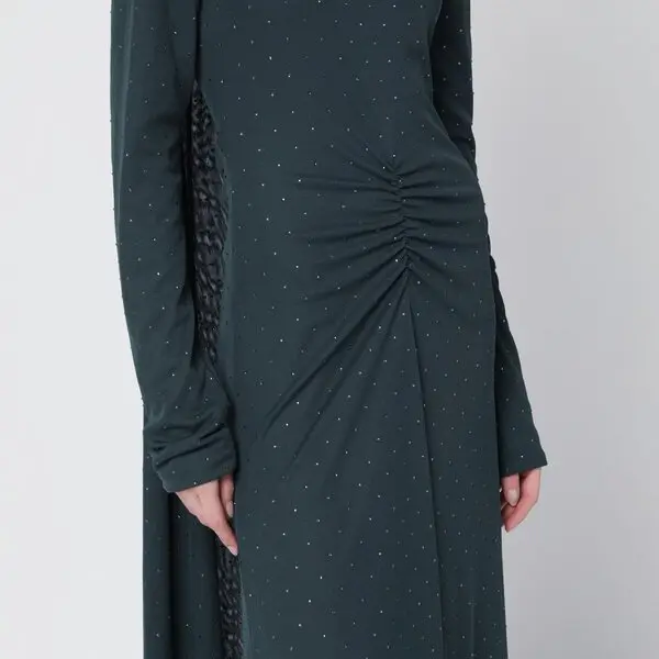 ROTATE BY BIRGER CHRISTENSEN Long Dress With Rhinestones