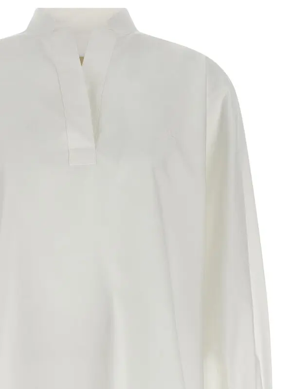 Valentino Garavani Vlogo Cotton Poplin Top