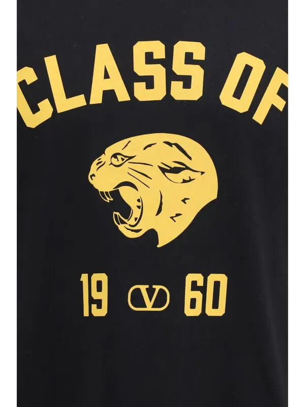 Valentino Garavani Panther Print Cotton T-shirt