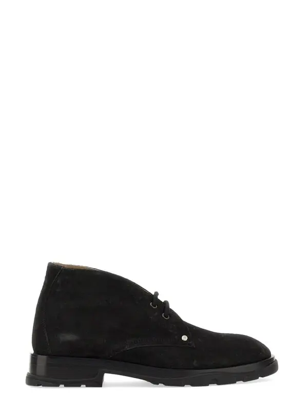 Alexander McQueen Suede Boot - Black