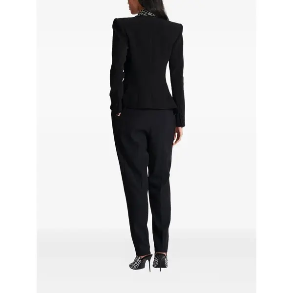 Balmain Embroidered Lapel Blazer