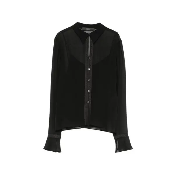 Gucci Tops Blouses - Black
