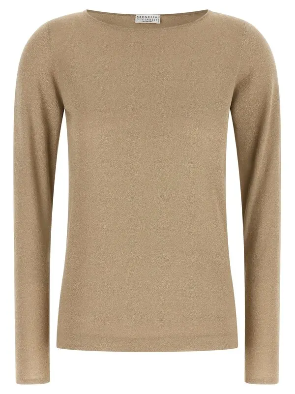 Brunello Cucinelli Sparkling' Sweater - Cream