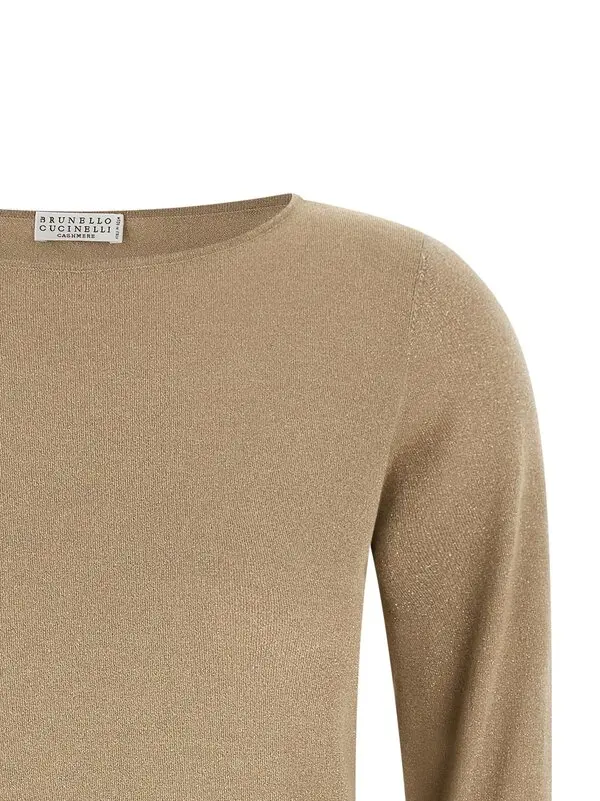 Brunello Cucinelli Sparkling' Sweater - Cream