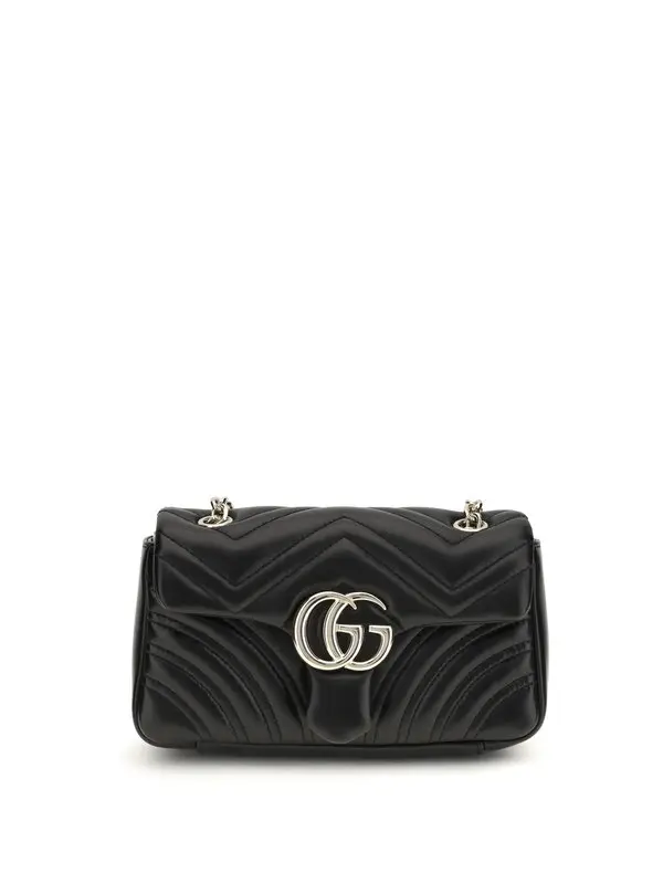 Gucci Gg Marmont Small Shoulder Bag - Black