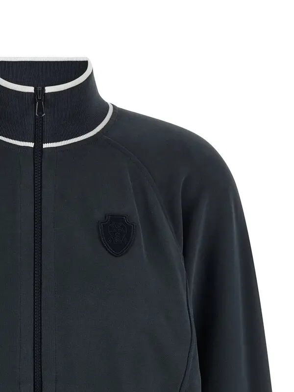 Brunello Cucinelli Heraldic Patch Sweatshirt