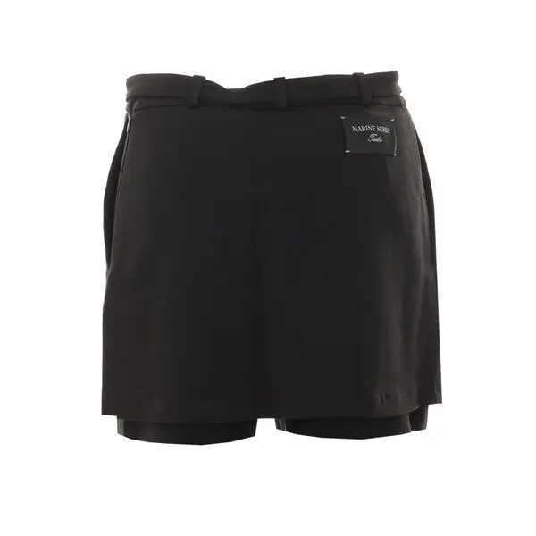 MARINE SERRE Belted Shorts