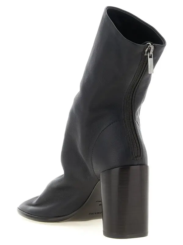 LEMAIRE Glove Ankle Boots - Brown