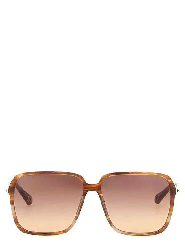 Chloé 59' Sunglasses - Brown