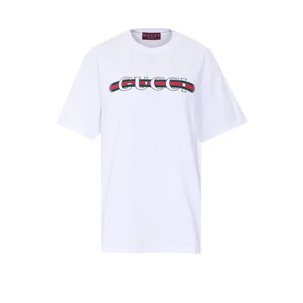 Gucci Web Print T-shirt
