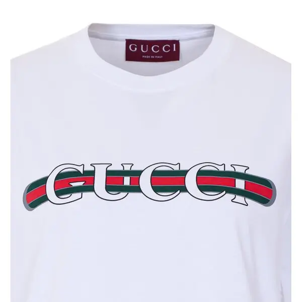 Gucci Web Print T-shirt