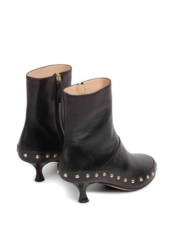 Chloé Leather Ankle Boots