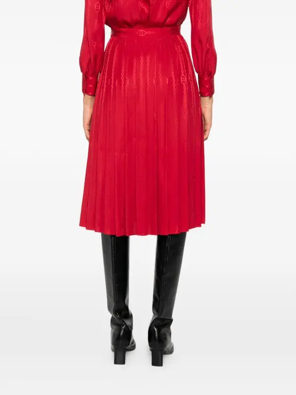 Gucci Silk Midi Skirt