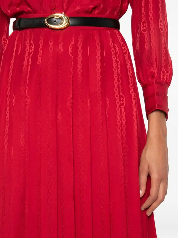 Gucci Silk Midi Skirt