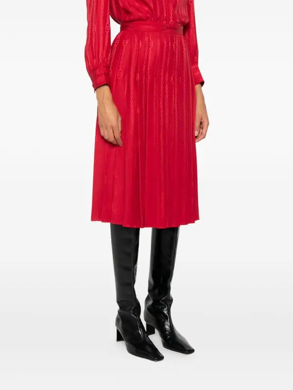 Gucci Silk Midi Skirt