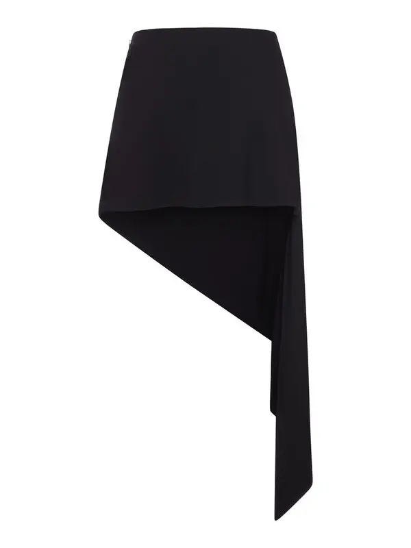 Alaïa Asymmetric Wool Skirt