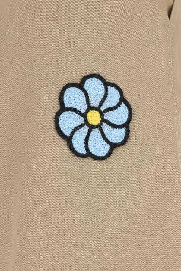 Moncler Floral Applique Shorts - Multicolor