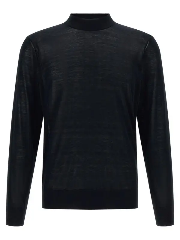 Brunello Cucinelli Silk And Cotton Sweater - Blue