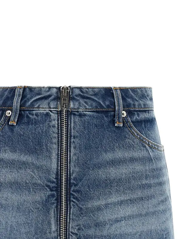 Alexander Wang Denim Skort - Blue