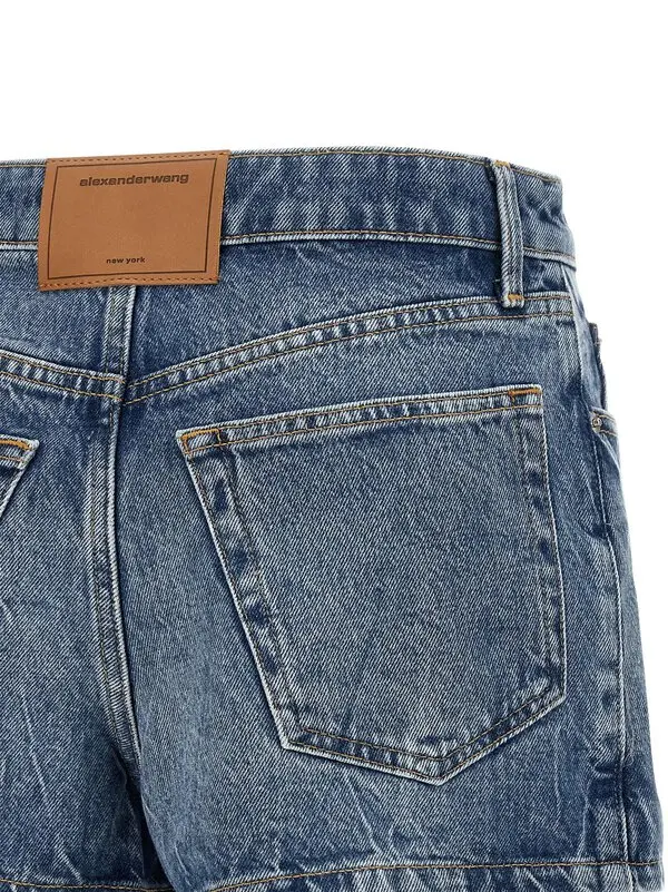 Alexander Wang Denim Skort - Blue