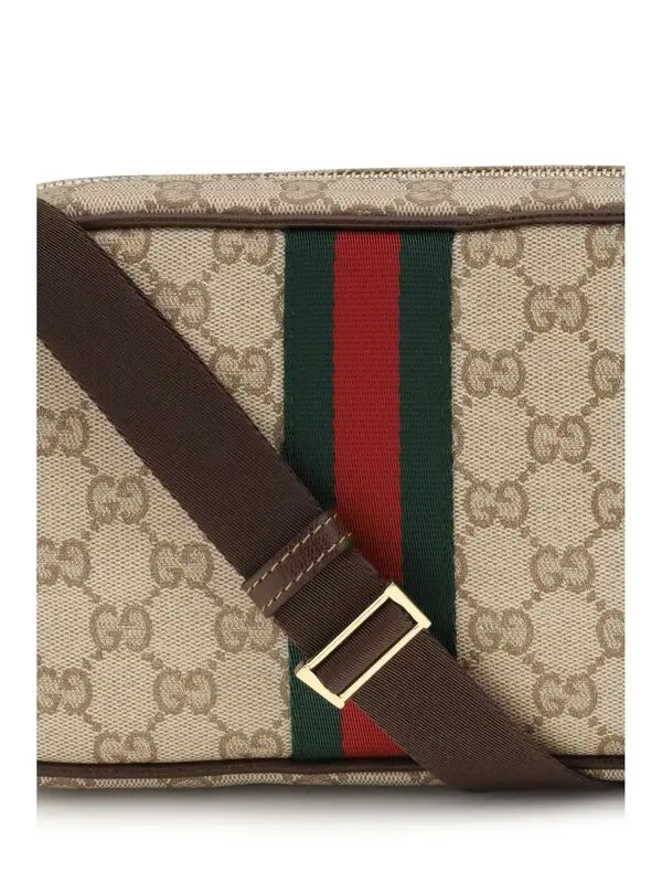 Gucci Gg Shoulder Bag With Web Stripe