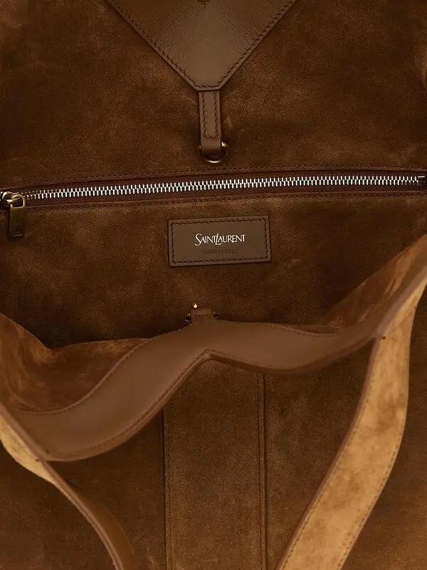 Saint Laurent Small 'y' Shopping Bag - Brown