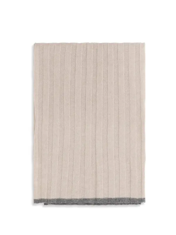 Brunello Cucinelli Cashmere Scarf - Cream