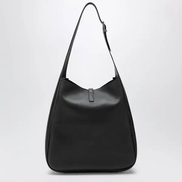 Saint Laurent Hammered Calfskin Le 5 À 7 Shoulder Bag - Black