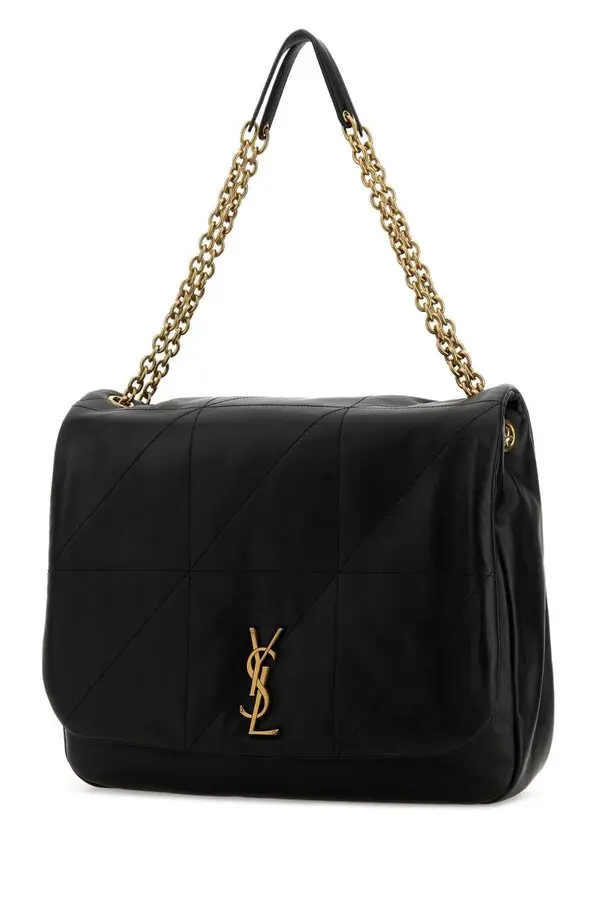 Saint Laurent Leather Jamie Shopping Bag - Black