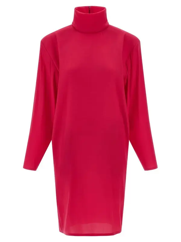 Saint Laurent Structured Shoulder Dress