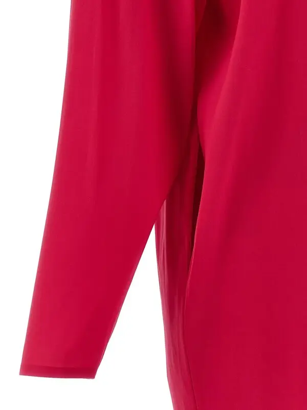 Saint Laurent Structured Shoulder Dress