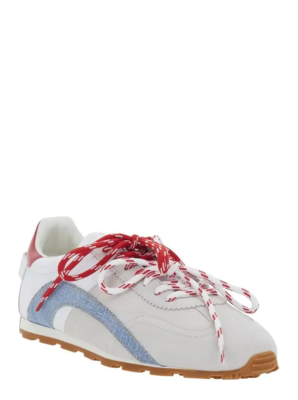 Dsquared2 Leather Low Top Sneakers - Multicolor