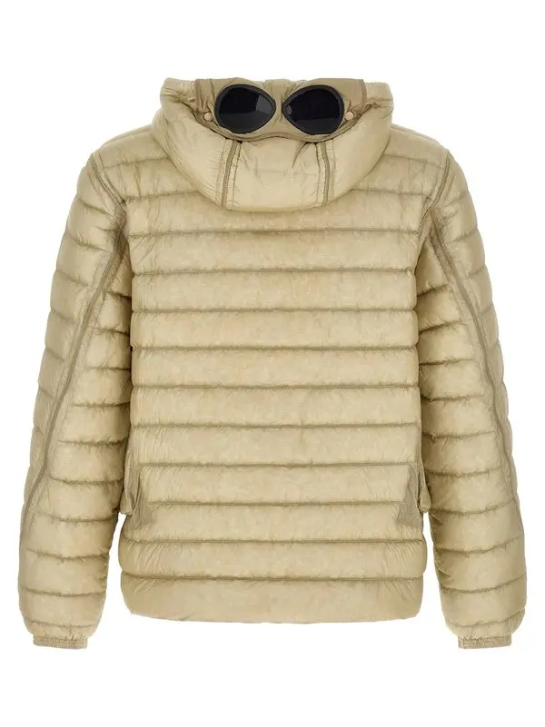 C.P. COMPANY Goggle Down Jacket - Cream