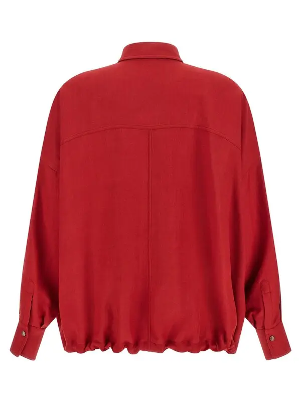 Brunello Cucinelli Twill Shirt - Red