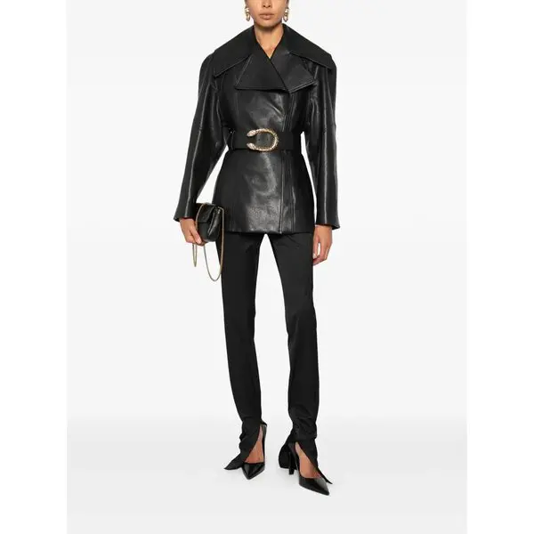 Gucci Leather Jacket - Black