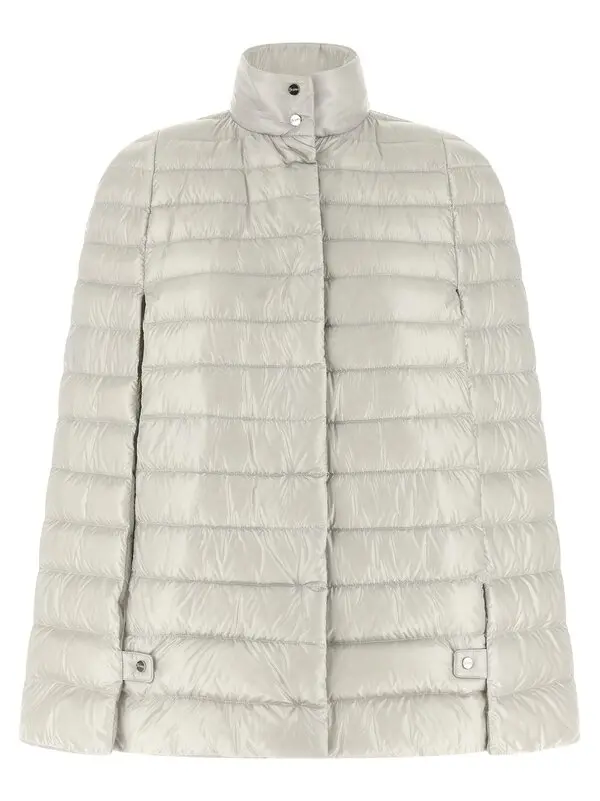Herno Cape Down Jacket - Gray