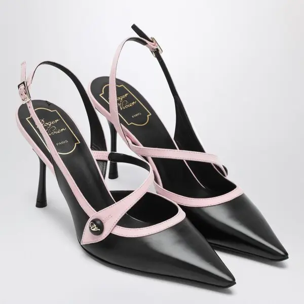 ROGER VIVIER Leather Slingback Pumps