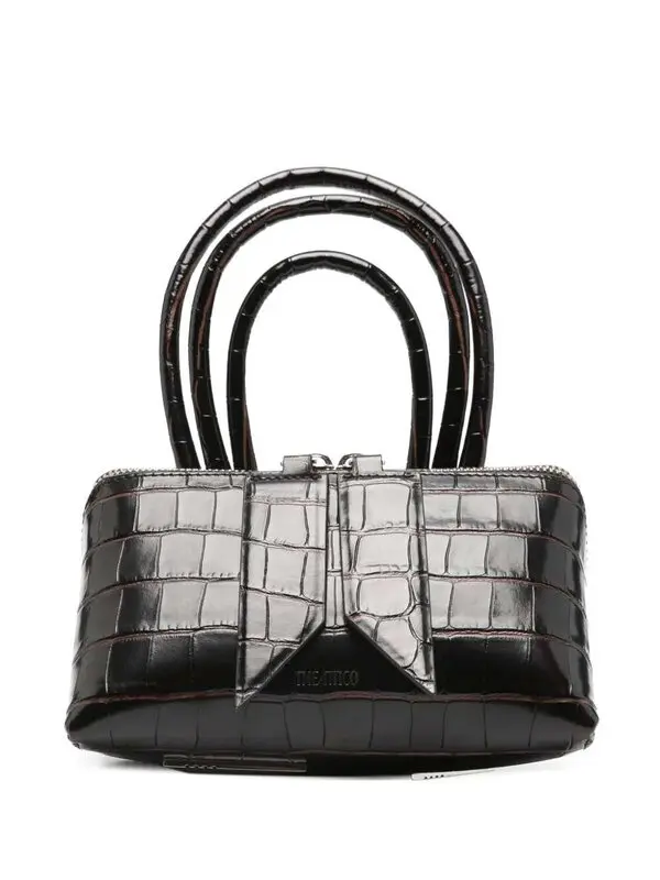 Attico Mini Friday Bag With Crocodile Effect