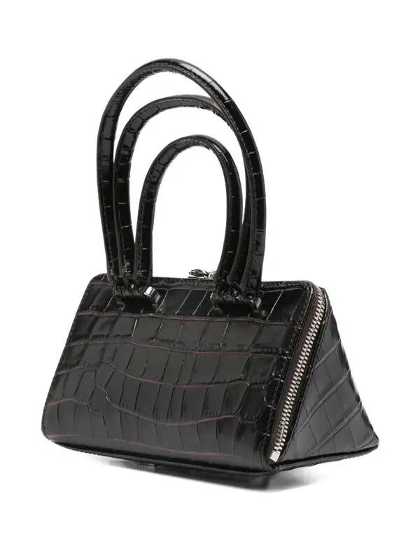 Attico Mini Friday Bag With Crocodile Effect