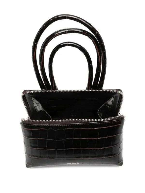 Attico Mini Friday Bag With Crocodile Effect