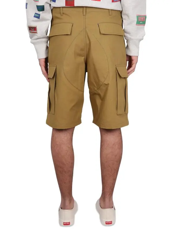 Kenzo Cargo Shorts - Brown