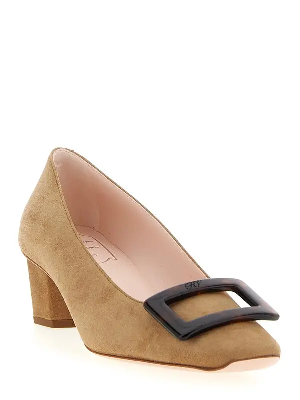 ROGER VIVIER Belle Viver' Pumps - Cream