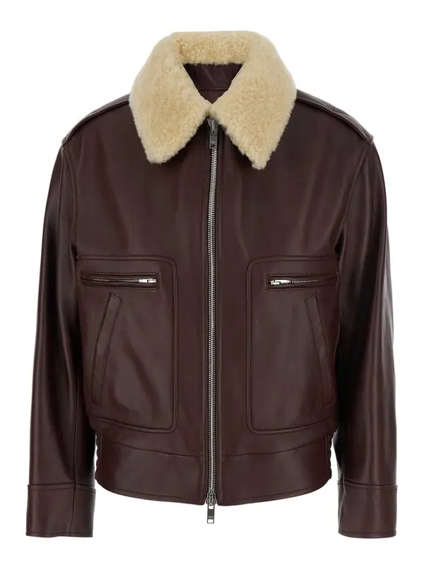 Bottega Veneta Shearling Coat - Multicolor