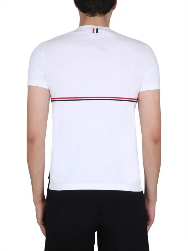 Thom Browne Rwb Stripe T-shirt