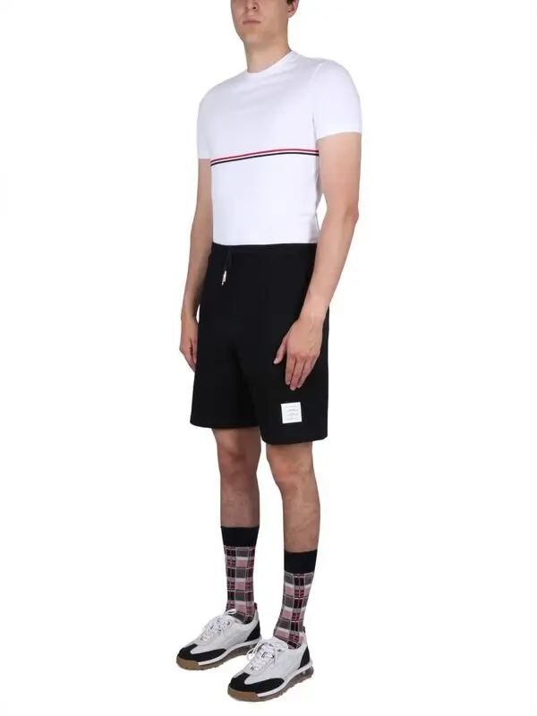 Thom Browne Rwb Stripe T-shirt - White
