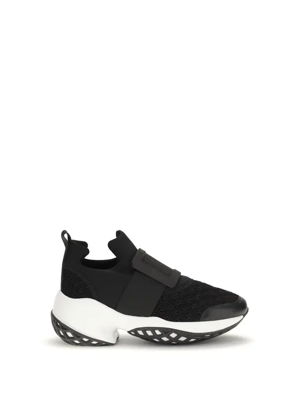 ROGER VIVIER Viv Run Sneakers - Black