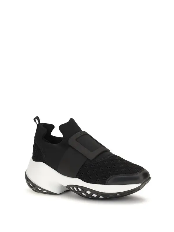 ROGER VIVIER Viv Run Sneakers - Black