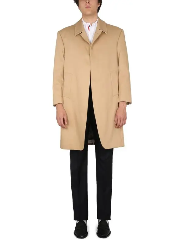 Thom Browne Cotton Coat - Brown